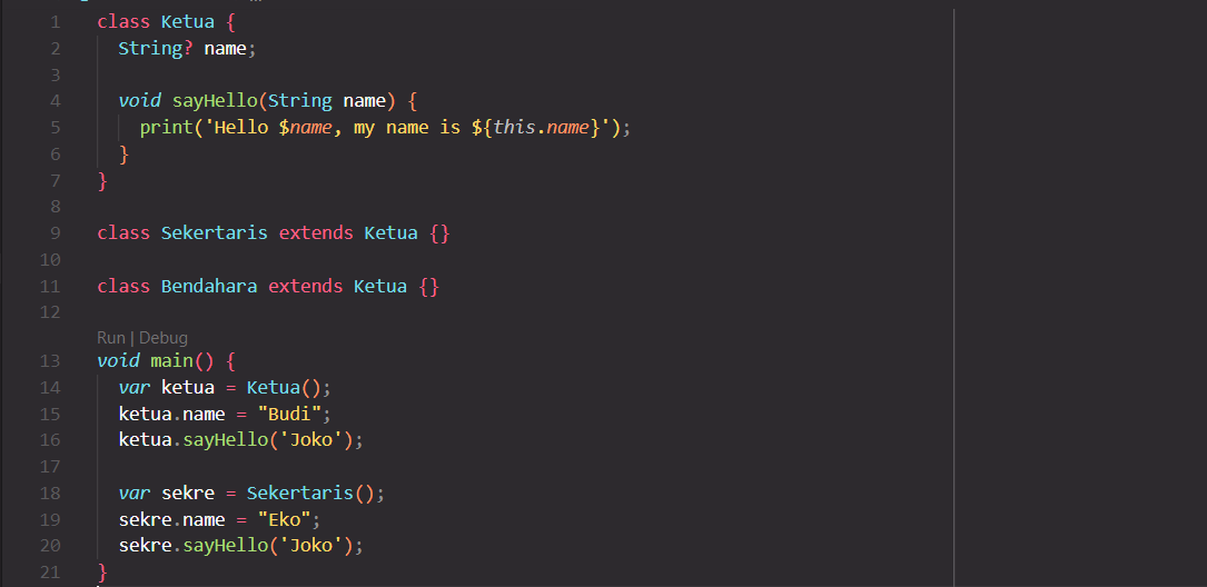 Dart Object Oriented Programming [65–75] | by Zakaria | Medium