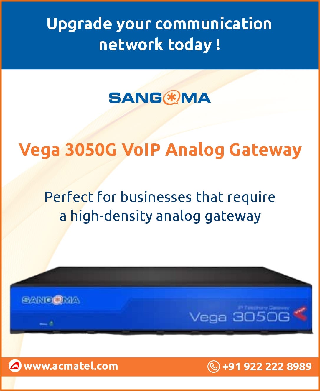Sangoma Vega 3050G VoIP Analog Gateway | by AcmaTel Communications Pvt ...