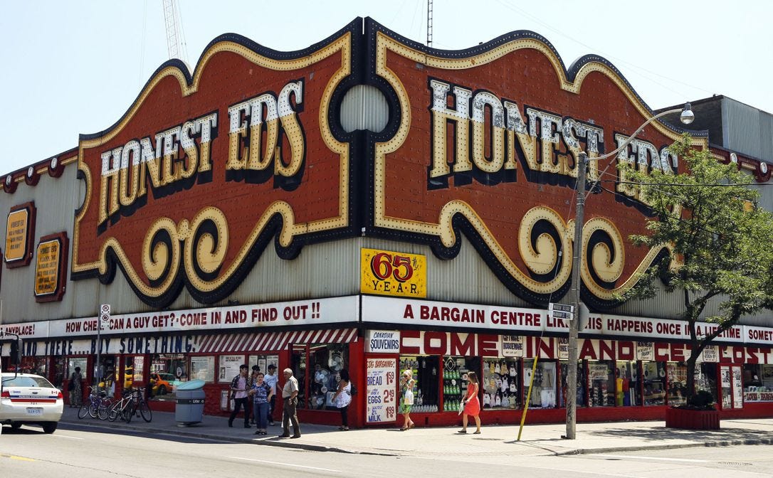 You can stop at five or six stores or just one (Honest Ed’s) | by ...