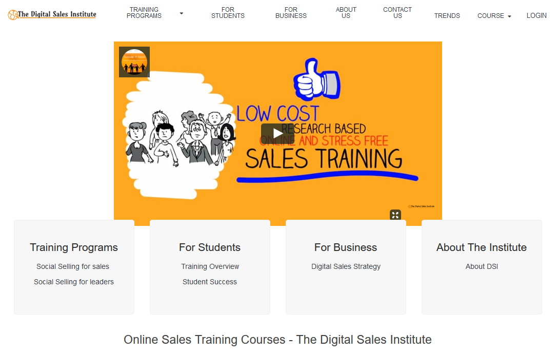 Selling Skills Training