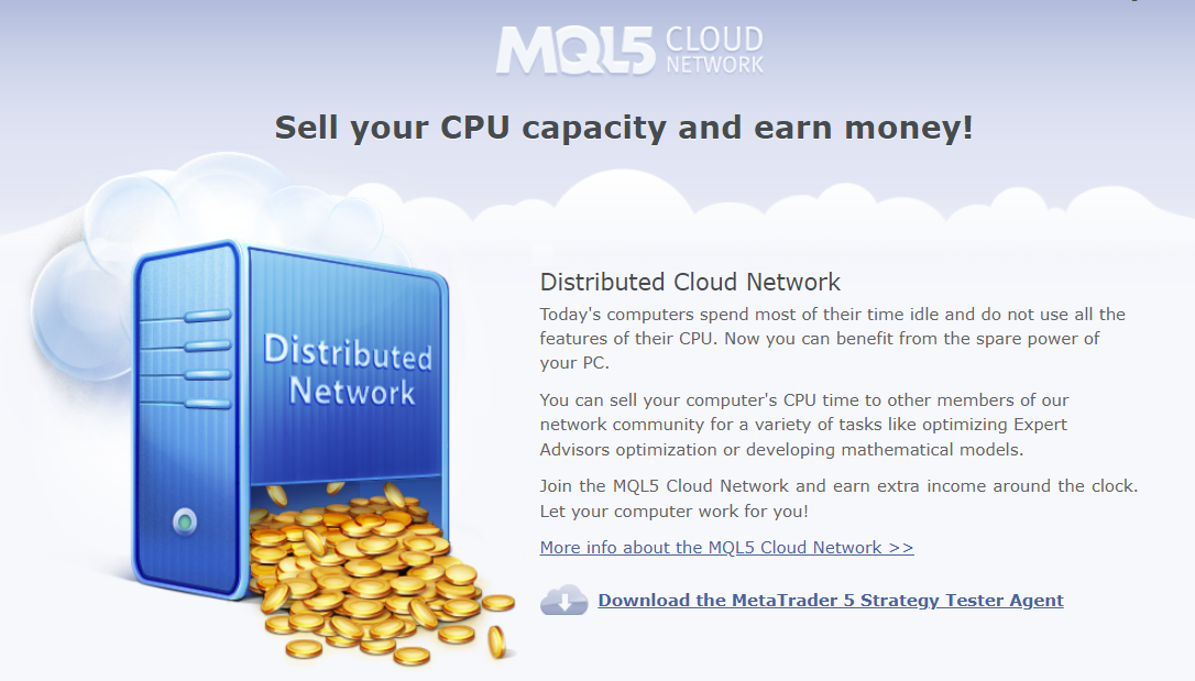 Zero Effort Passive Income With MQL5 Cloud Network | Easy Money Making