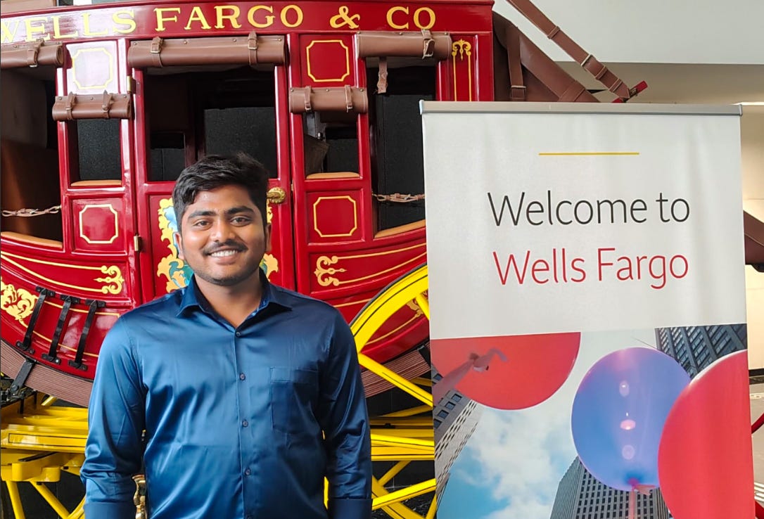 FORESIGHT(2025) | Internship at Wells Fargo | Venkata Suba Mahanth ...