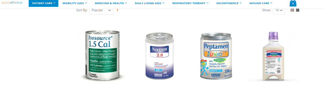 Adult Medical Enteral Feeding Formula and Infant Formula | Active ...