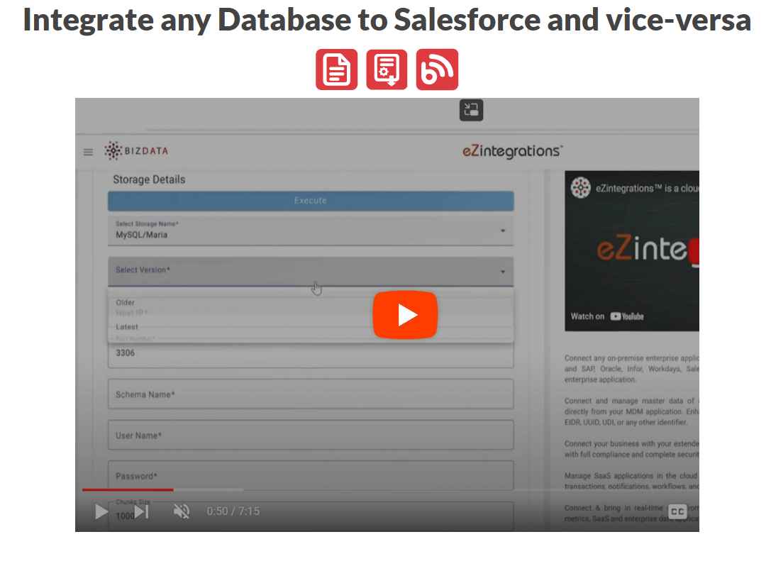 Integrate any Database to Salesforce and vice-versa with eZintegrations - Bizdata Inc. - Medium