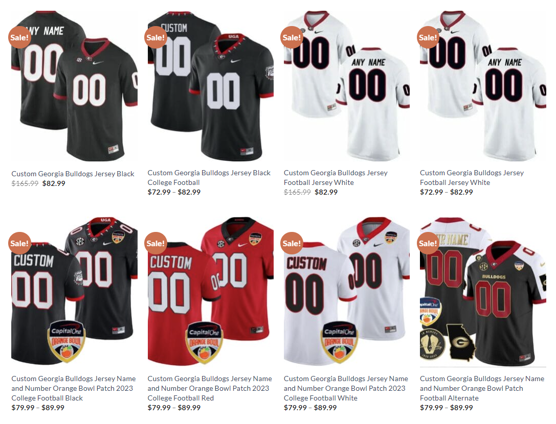 Show Your Team Spirit with a Custom Georgia Bulldogs Jersey | by ...