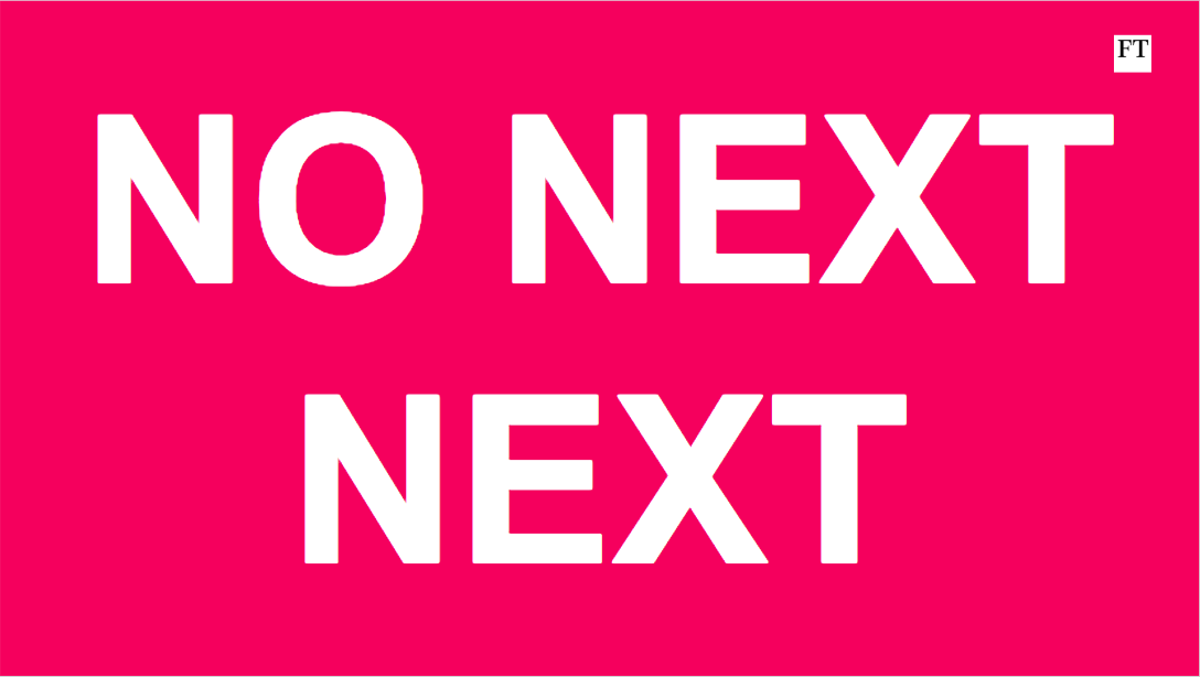 No next Next. By Anna Shipman | by Anna Shipman | FT Product ...