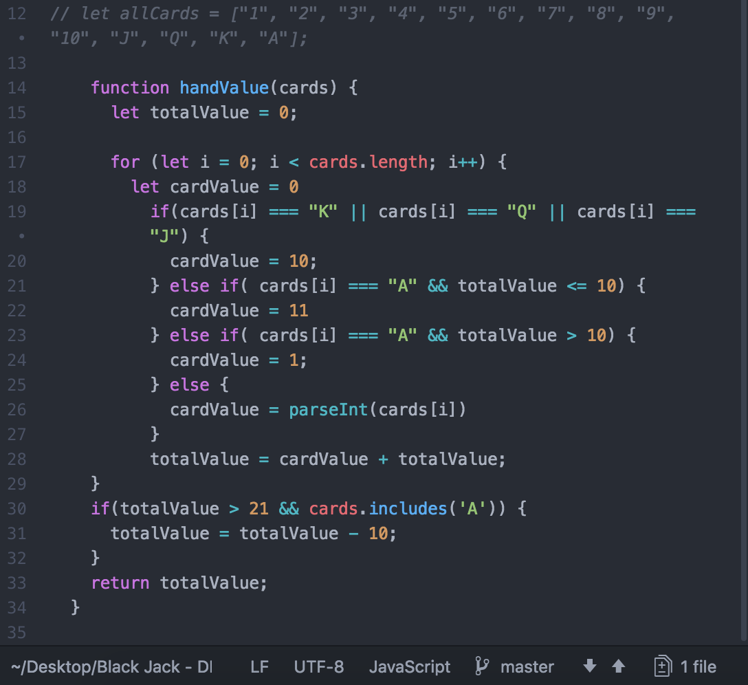 Blackjack. As I mentioned a couple posts back, our… | by Emily Deans ...