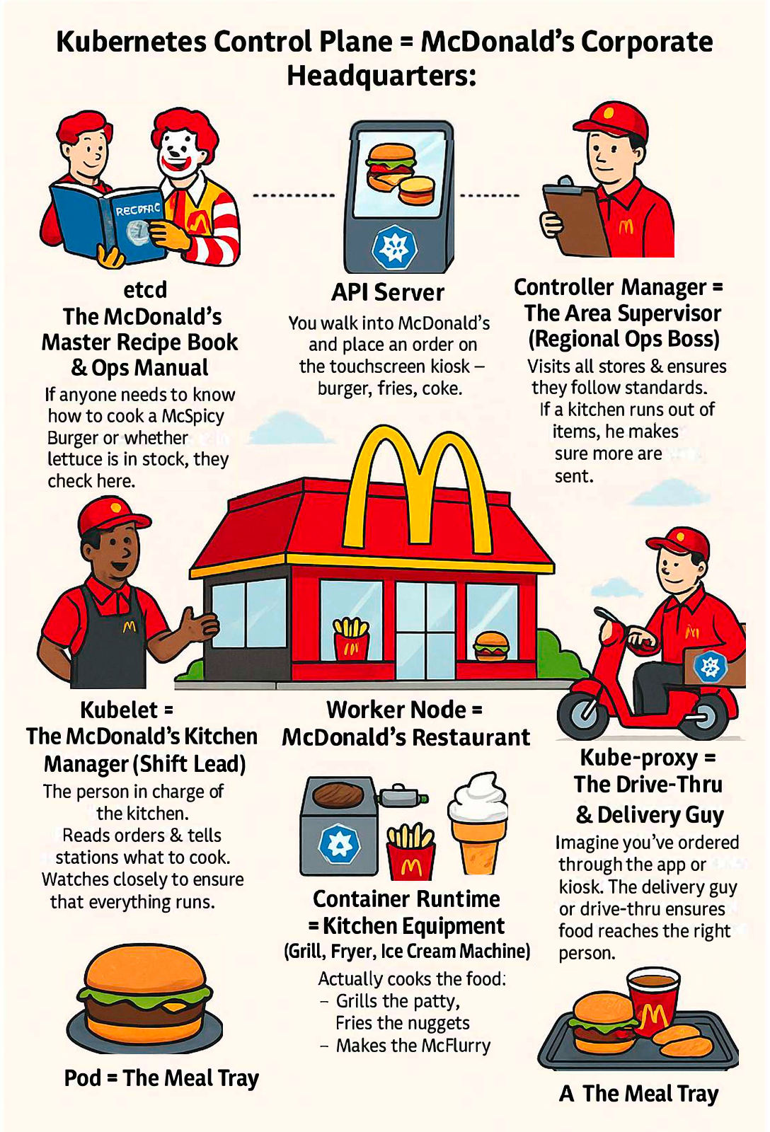 Kubernetes (K8s) Explained with McDonald’s: The Ultimate Analogy You’ll ...