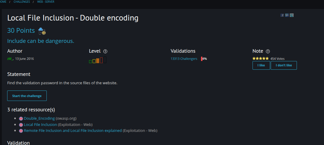 Local File Inclusion — Double encoding (RootMe) | by Sector | Aug, 2025 ...