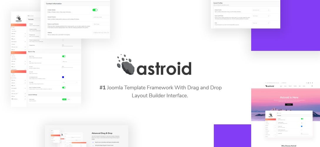 Introducing Astroid Joomla Template Framework — Explore the Endless Possibilities | by JoomDev ...
