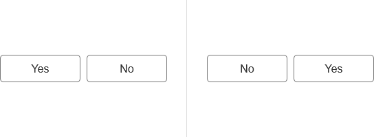 Yes No Button Ui