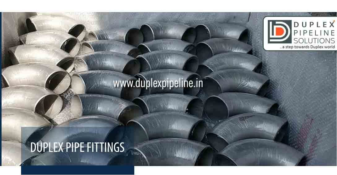 Various types of duplex stainless-steel fittings are available ...