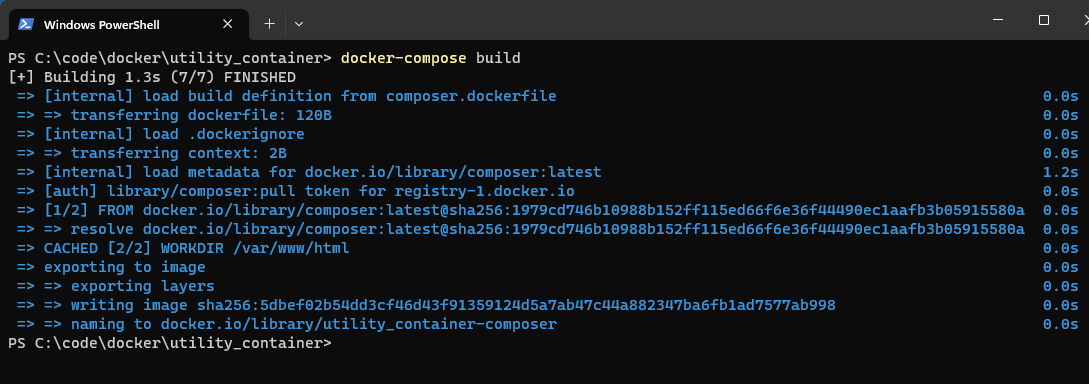 Docker Utility Containers (Composer) | by Daniel Gomez | Medium