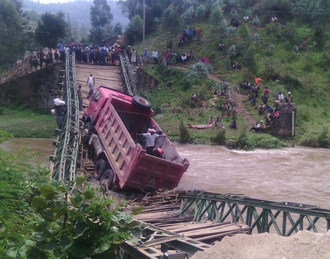 Rwandan Bridges, Some Of Which Were Built During The Colonial Period ...