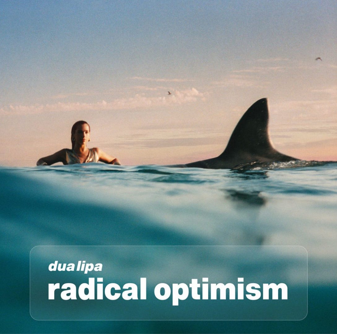 Radical Optimism Thank You Note. In the garden of gratitude, a blossom ...