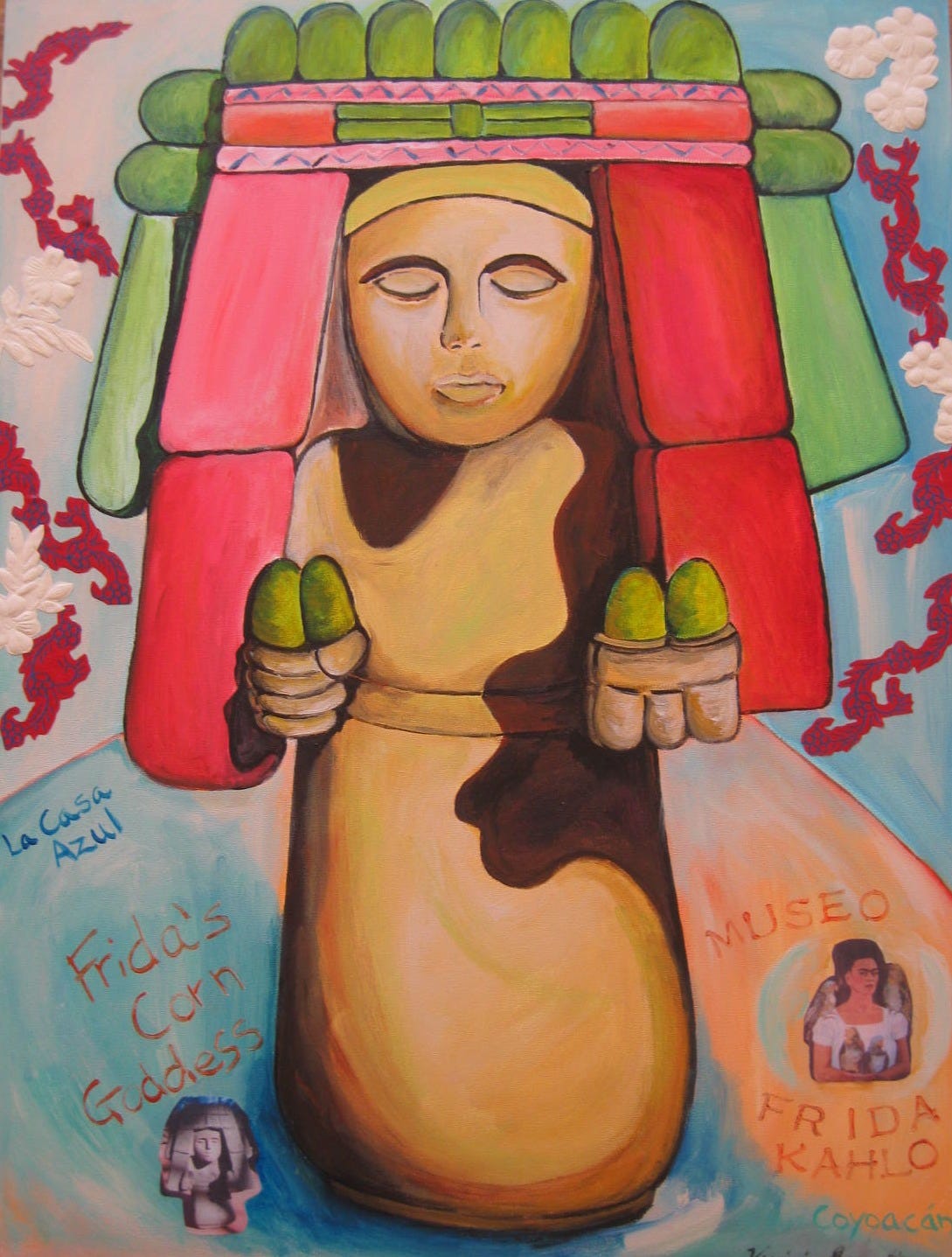 Myth by Virginia Barrett. after a painting of an Aztec Maize… | by The ...