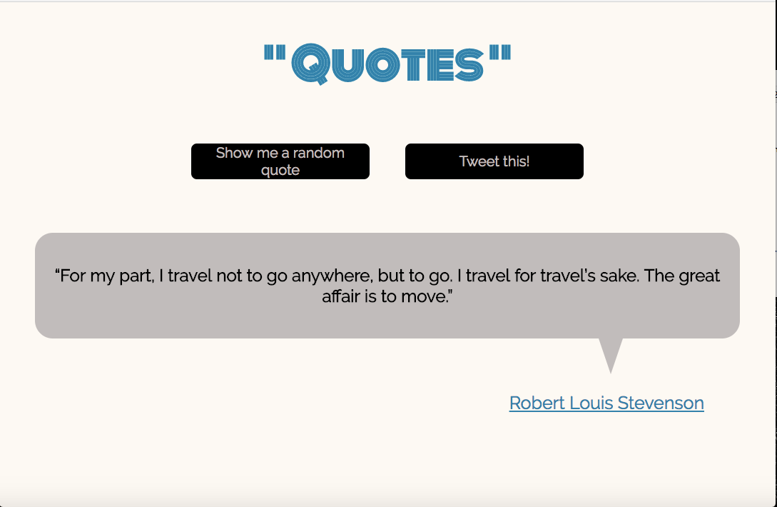Random quote machine in React and Firebase | by Liam | Medium