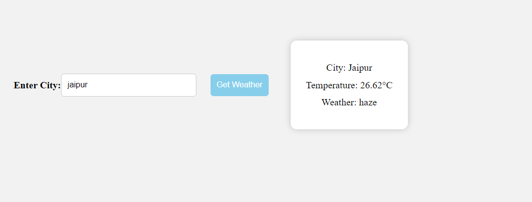 Display weather information with the help of javascript 🌤️ | by Deepalgupta | Medium