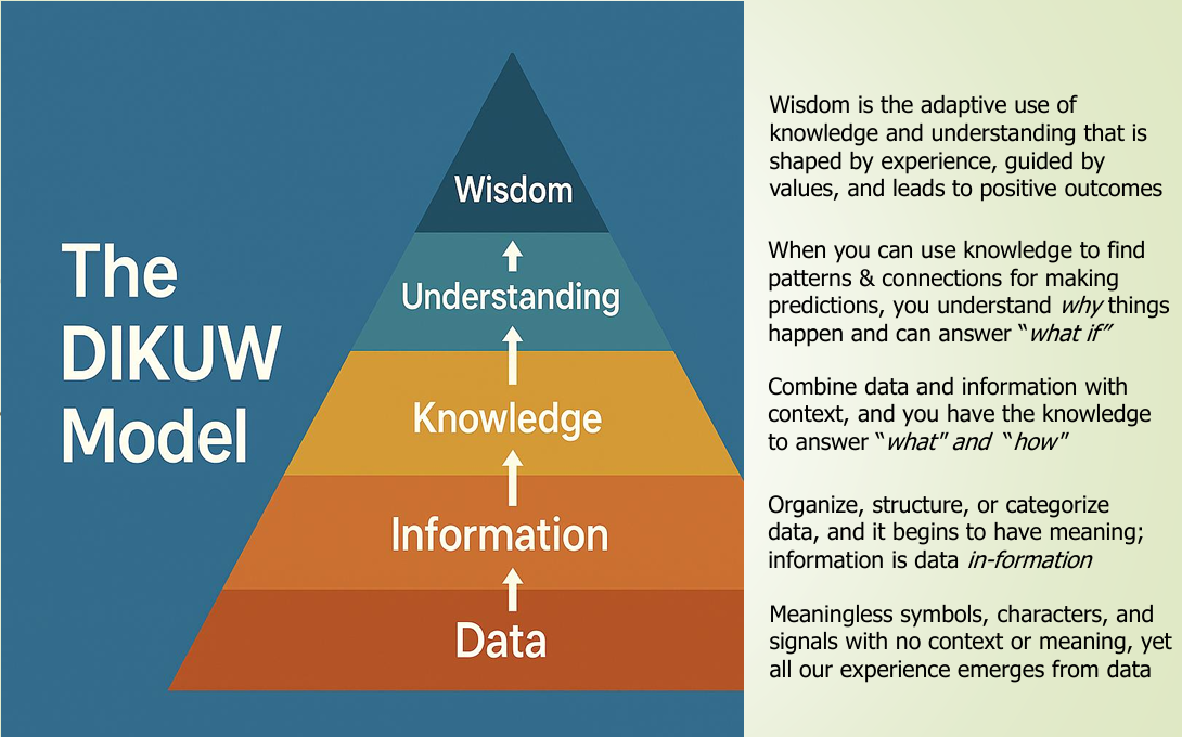 From Data Overload to Wisdom. How the DIKUW Pyramid Can Transform… | by ...