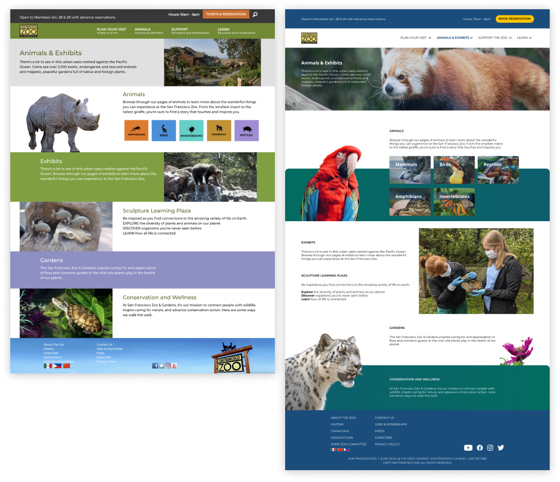 SF Zoo Visual Redesign. My entry for the UX Design Contest #14. | by ...