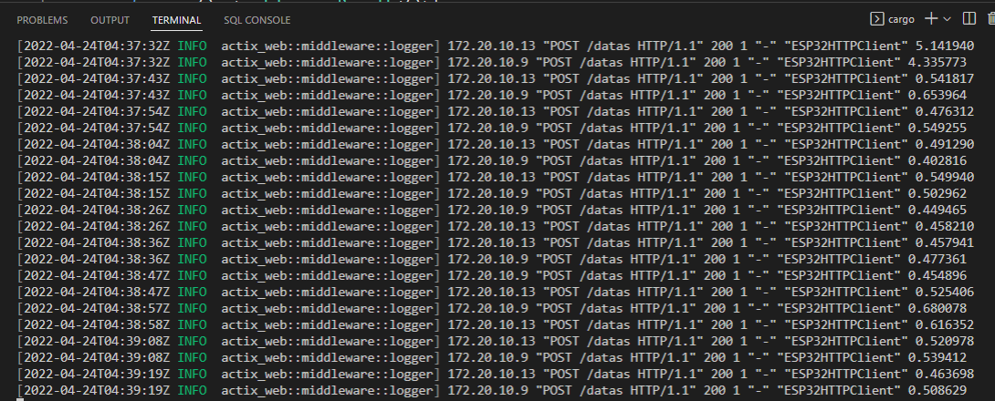 ESP32 Send data to Web API ( Rust + Actix + PostgreSQL ) | by mee_program | Medium