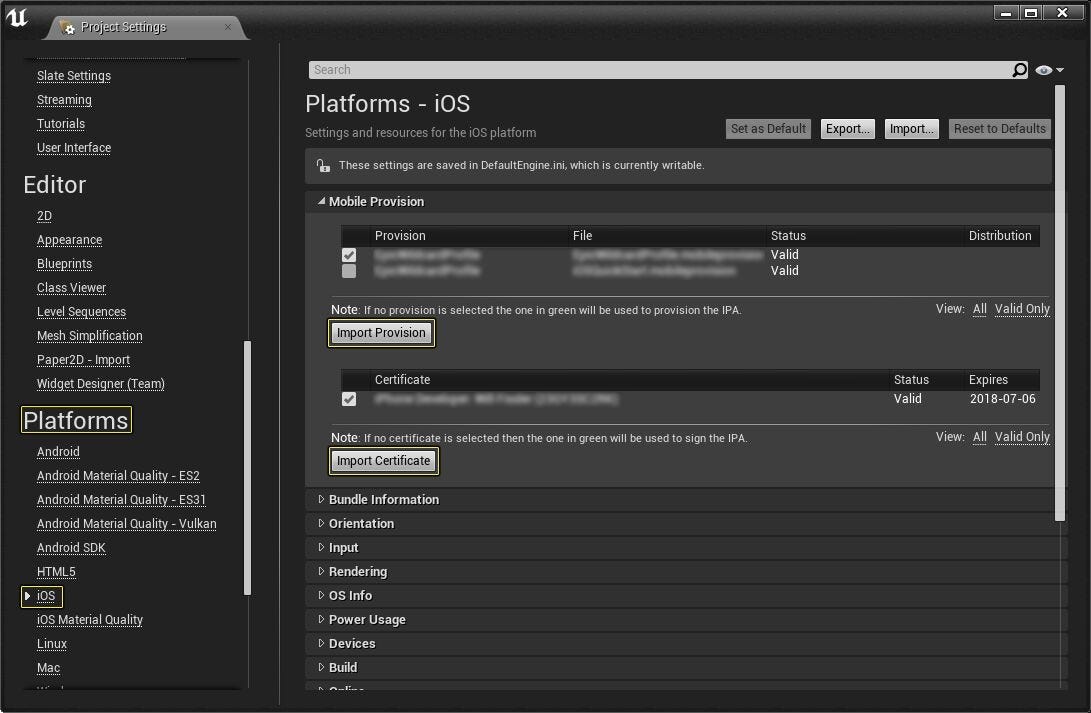Unreal Engine iOS Remote Packaging教學 — 下集 | by TWBob | Medium