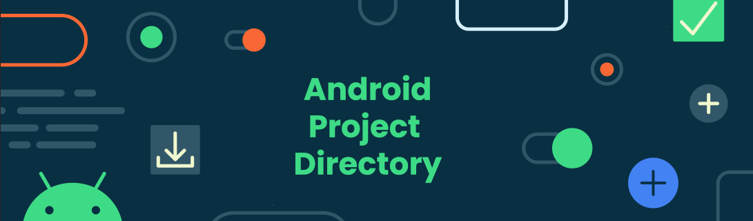 Project Directories in Android. Manifest, Kotlin, Java, Gradle, Res ...
