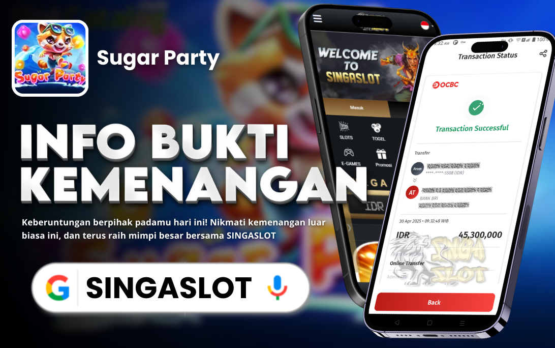 Bukti Kemenangan Nyata di Sugar Party — WD Tanpa Drama Bersama SingaSlot! - Singaslot - Medium