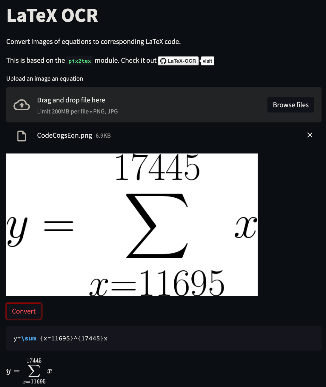 LaTeX-OCR: Converting Math to Code with AI | by Lear Chen | Medium