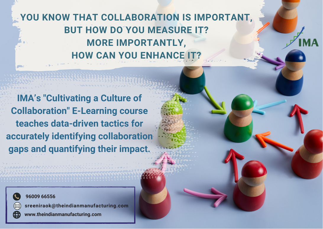 How to Measure and Enhance Collaboration: IMA’s Data-Driven E-Learning ...
