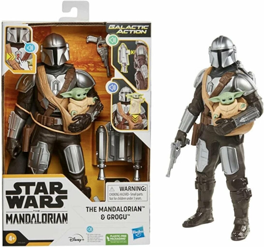 Mandalorian Toy Review: STAR WARS Galactic Action The Mandalorian ...