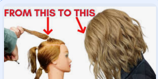 Ponytail Haircut Method Before And After All About Invisible Bead