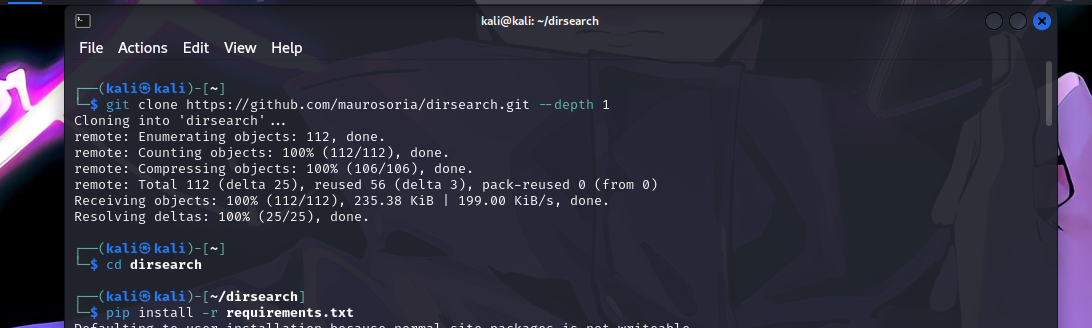 A Step-by-Step Guide to Installing and Using dirsearch | by Ravindra Dagale | Medium
