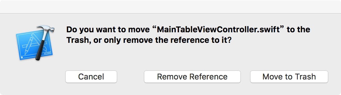 解決“Could not insert new outlet connection: Could not find any information for the class named ...