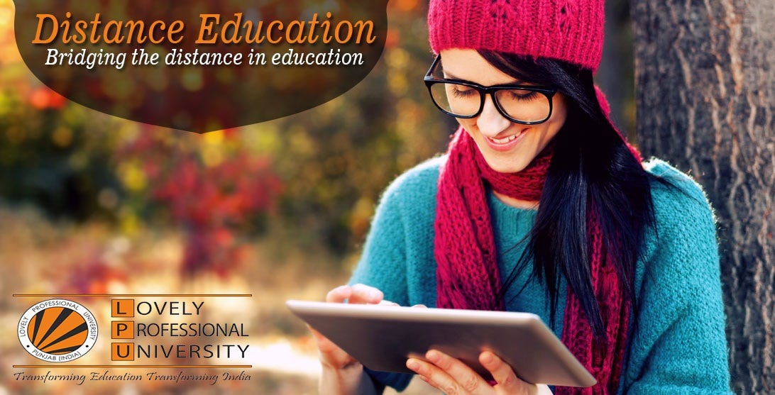 Distance Learning: No Obstacles in Education | by Lovely University ...