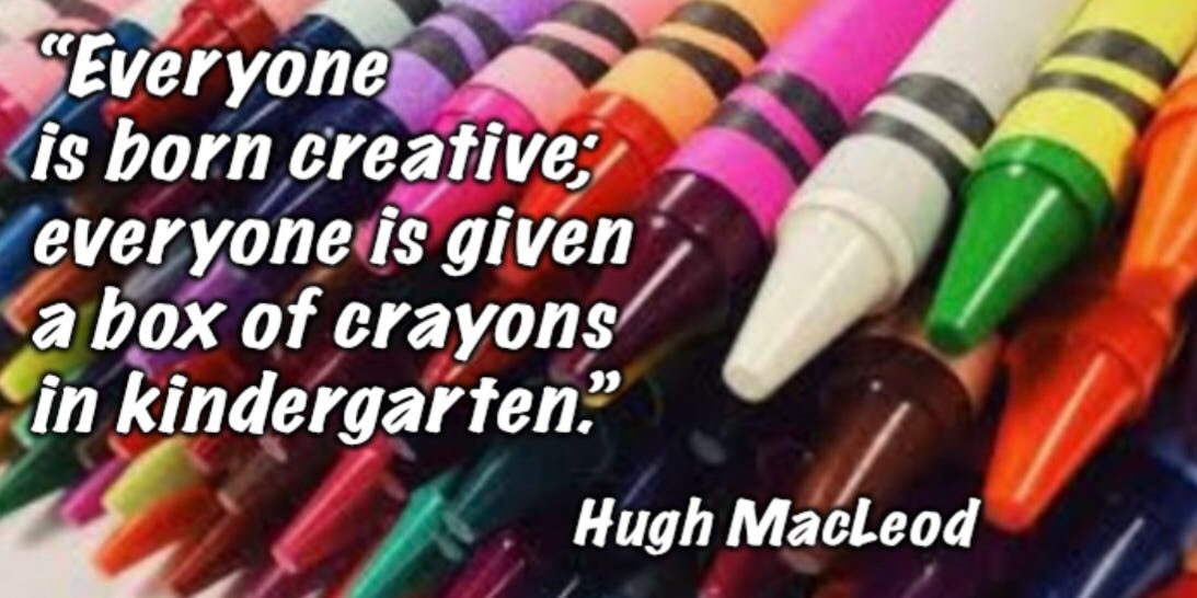 What kind of creative are you? “Everyone is born creative; everyone is ...