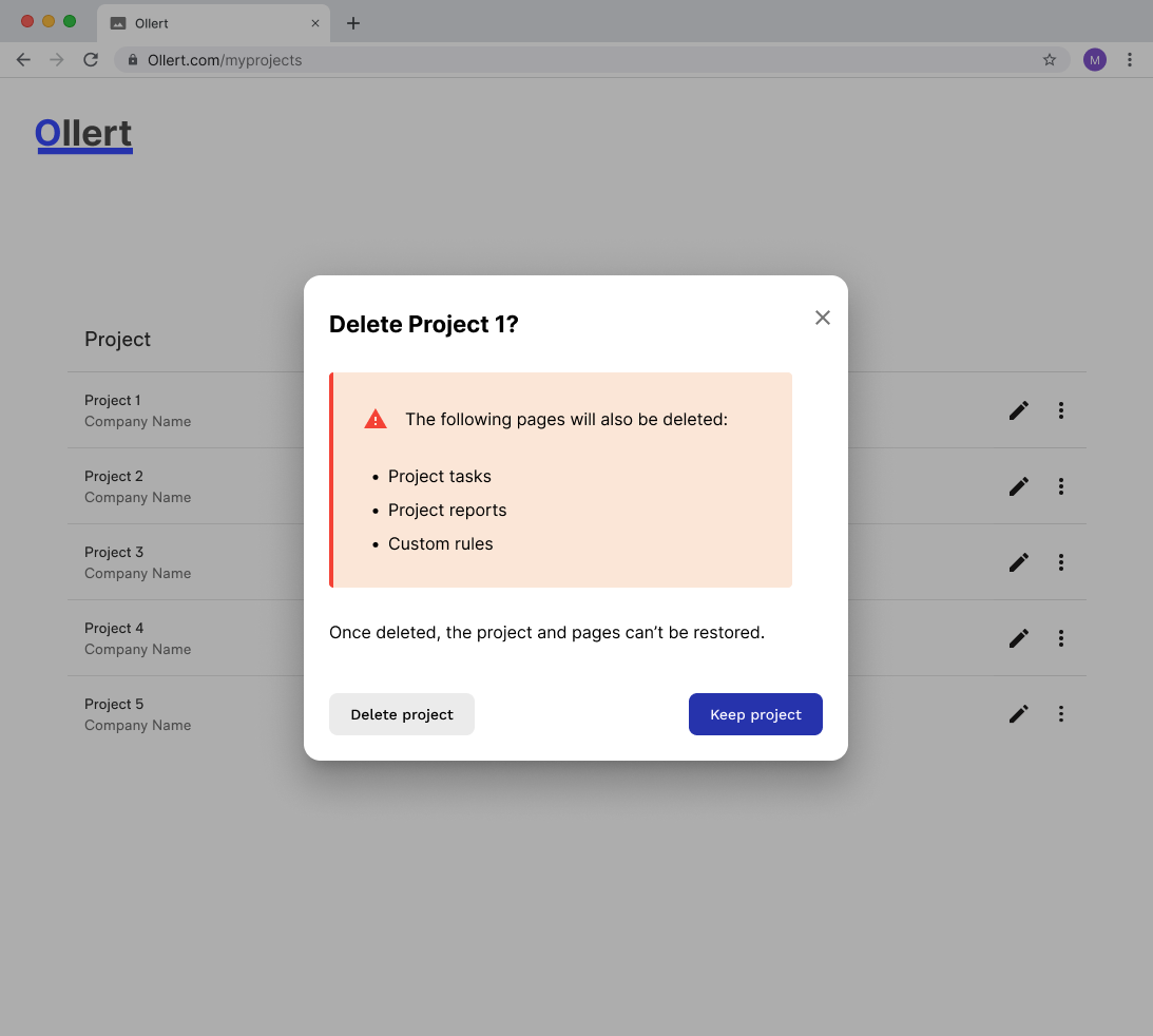 UXW Assignment: “this action can’t be undone” popup | by Maria Revkov | Medium
