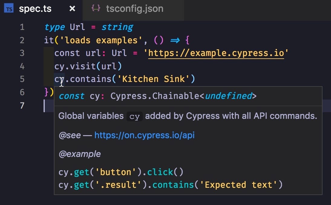 Setting up a Cypress project in TypeScript | by Joana Catalina G. | Medium Setting up a Cypress project in TypeScript | by Joana Catalina G. | Medium
