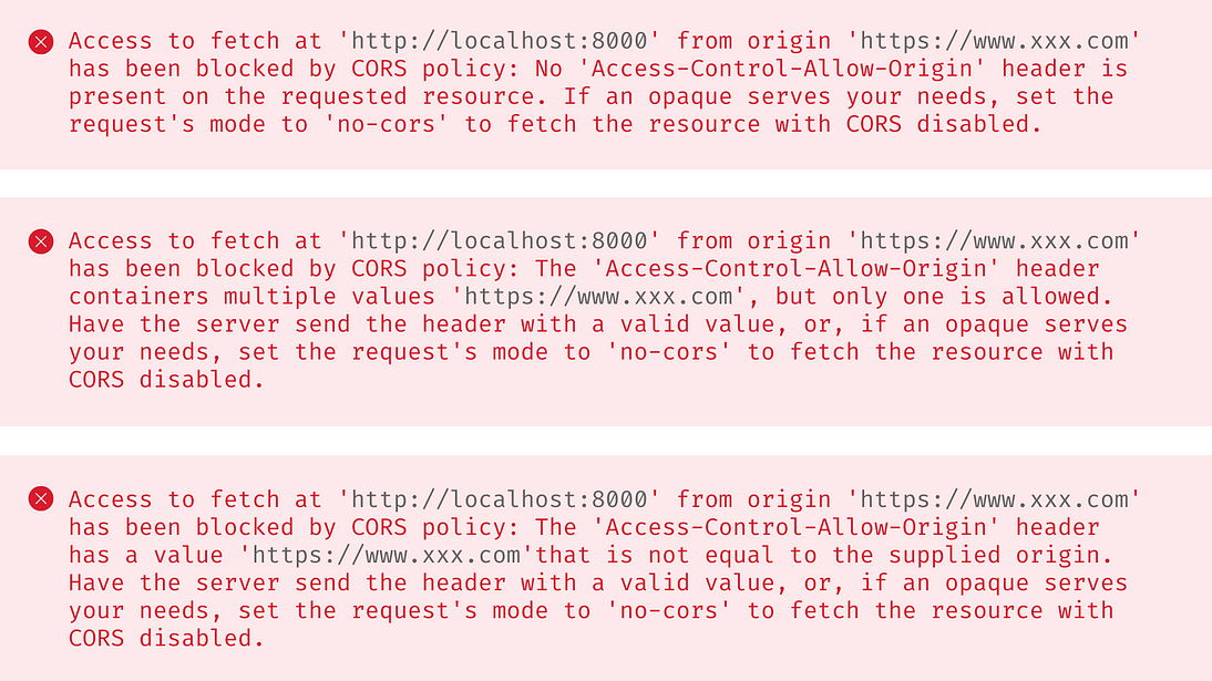 如何解決CORS錯誤. CORS 錯誤 | by 曹仲辰 | Medium