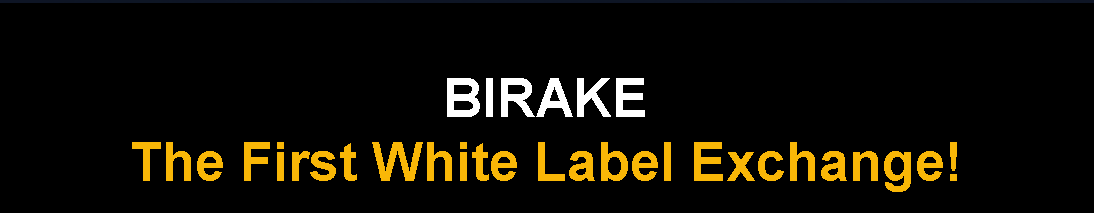 BIRAKE — THE FIRST WHITE LABEL EXCHANGE | by Claufe Nunez | Medium