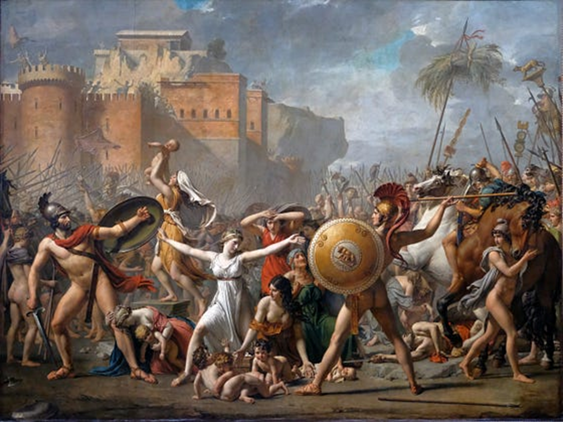 ‘The Intervention of the Sabine Women’ — Jacques-Louis David | by ...