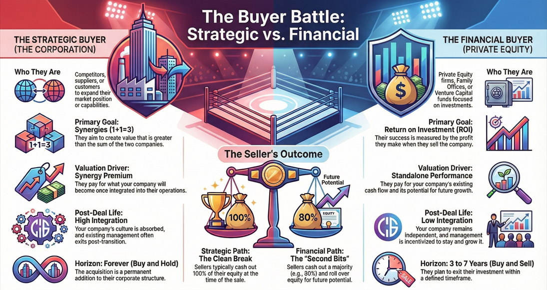 M&A 101: Strategic vs. Financial Buyers — Who Is The Right Suitor for ...