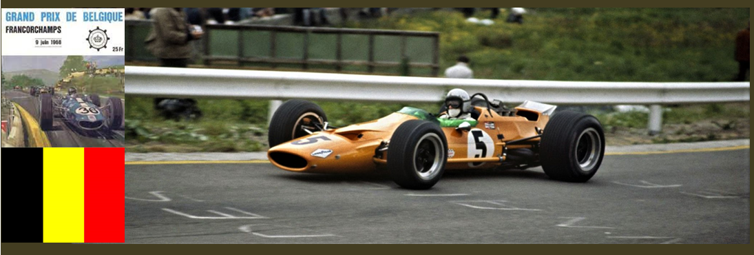 1968 4 Spa Francorchamps: Bruce McLaren escreve seu nome na história da ...