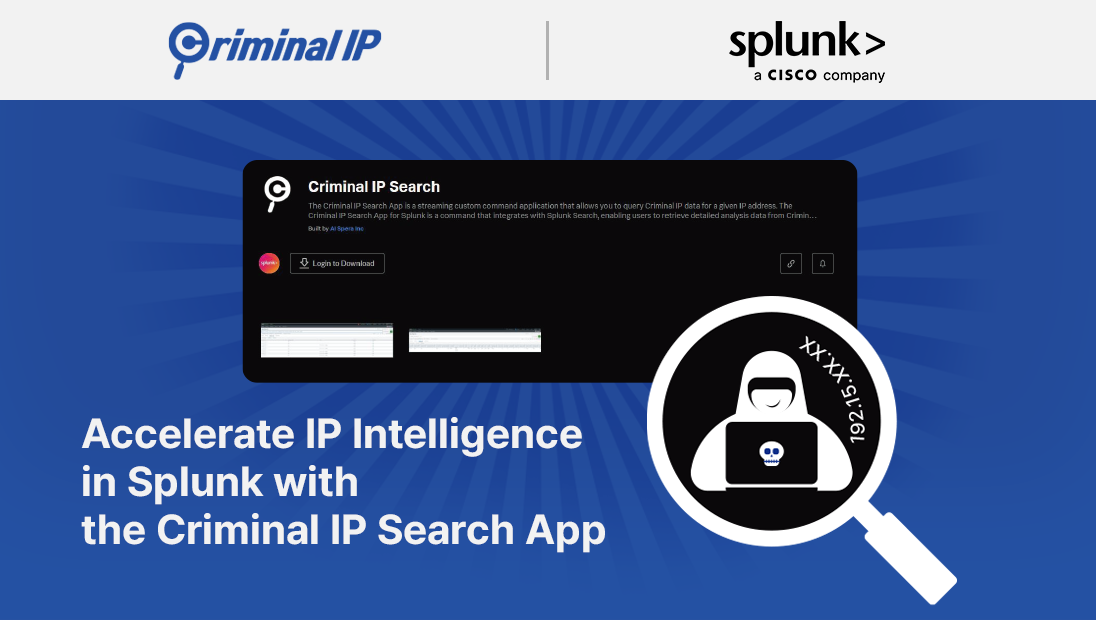 Boost Your Splunk IP Intelligence with the Criminal IP Search ...