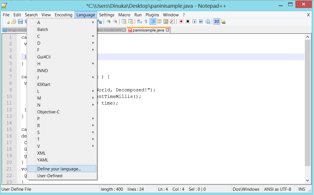Plug your own programming language and get syntax highlighted on ...