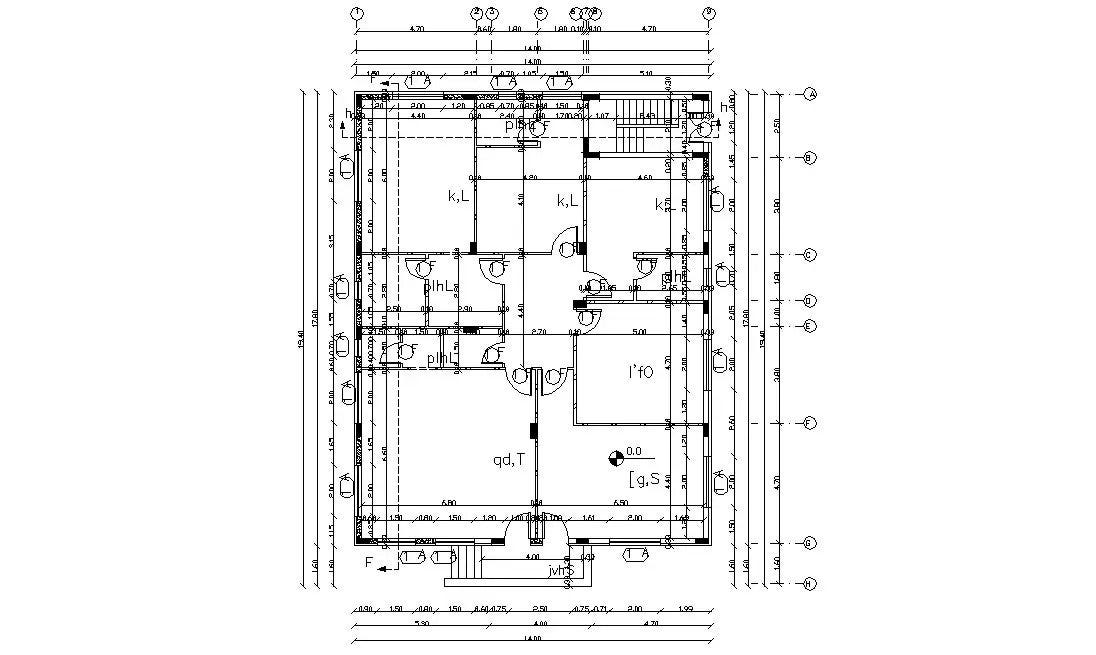 In this blog ,we will discuss Huge Bungalow Layout With Column Marking ...