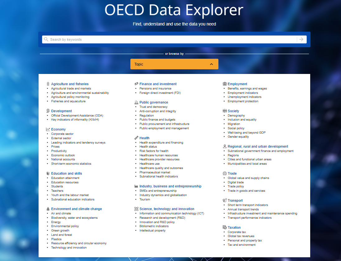 Extracting Data from OECD Databases in R: Using the oecd and rsdmx ...