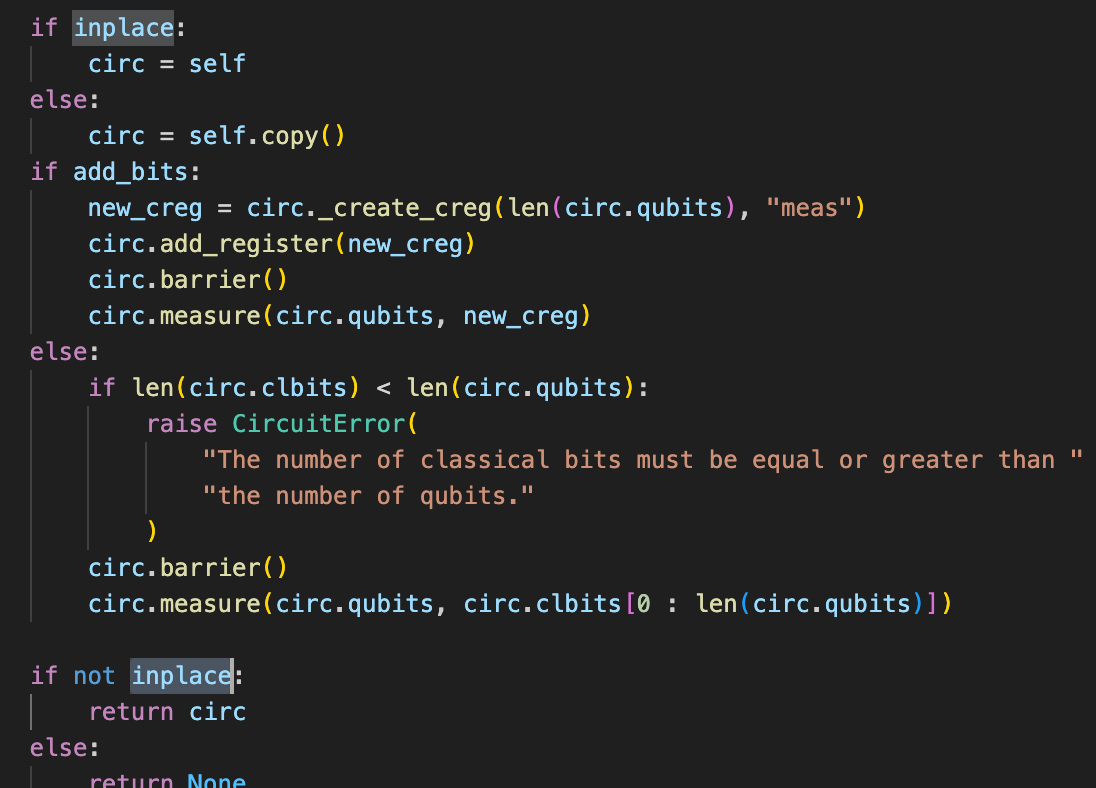 What is inplace=True in qiskit. After you are done constructing your ...