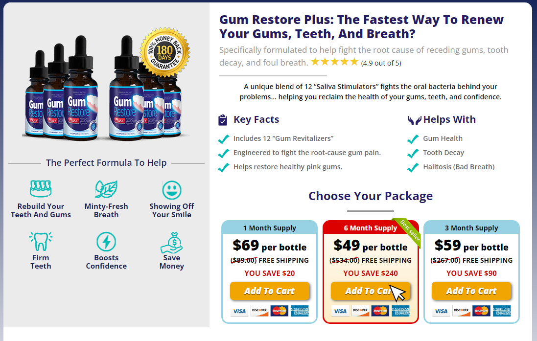 Gum Restore Plus (Exposed 2022) Promise of Quality & 100% Money-Back ...