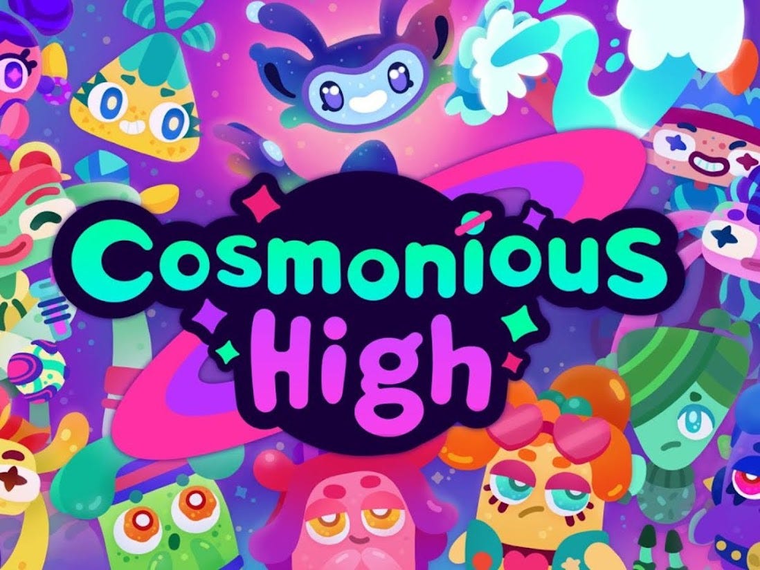 Cosmonios High is a comical classroom setting created for an open ended ...
